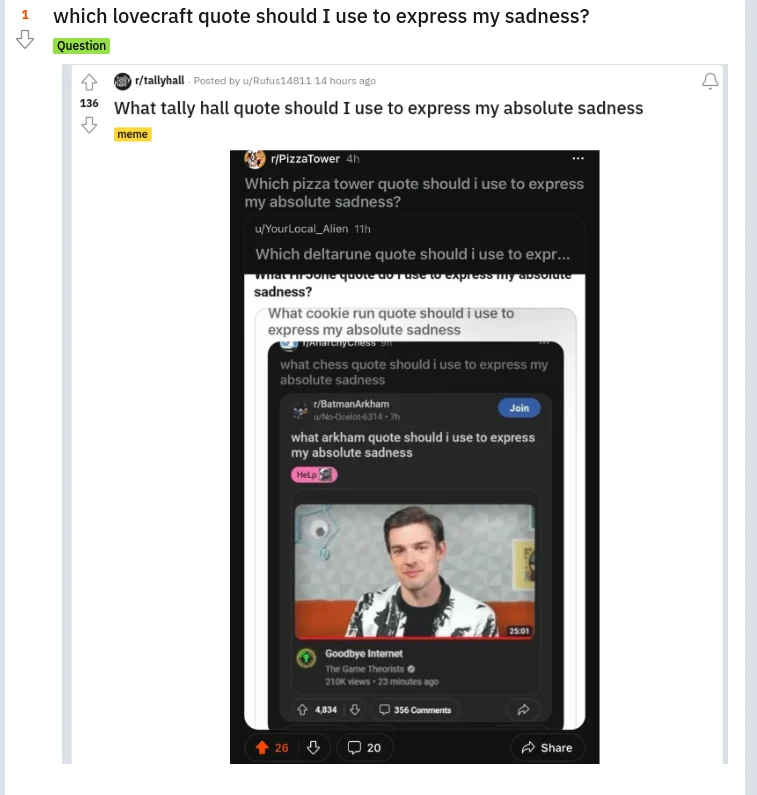 which subnautica quote can i use to express my sadness | Scrolller