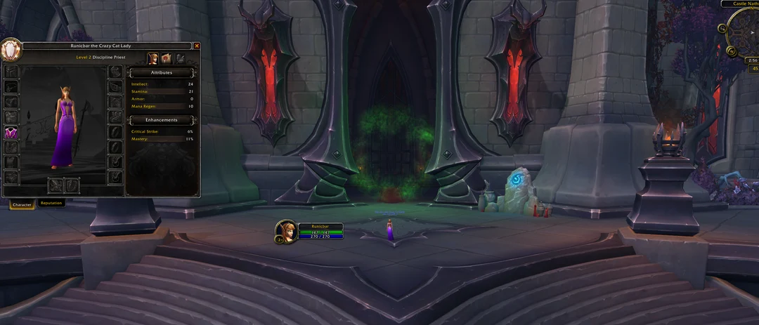 the fated mythic raid teleports is account wide, any level character can visit the shadowlands ...