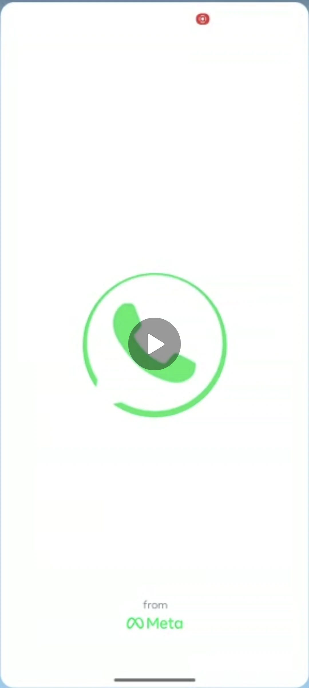 WhatsApp logo on app startup looks weird | Scrolller