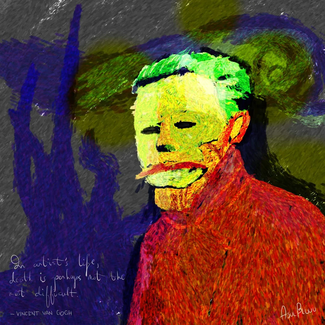 Vincent van Gogh, AsulBluuu, Digital Painting, 2022 | Scrolller
