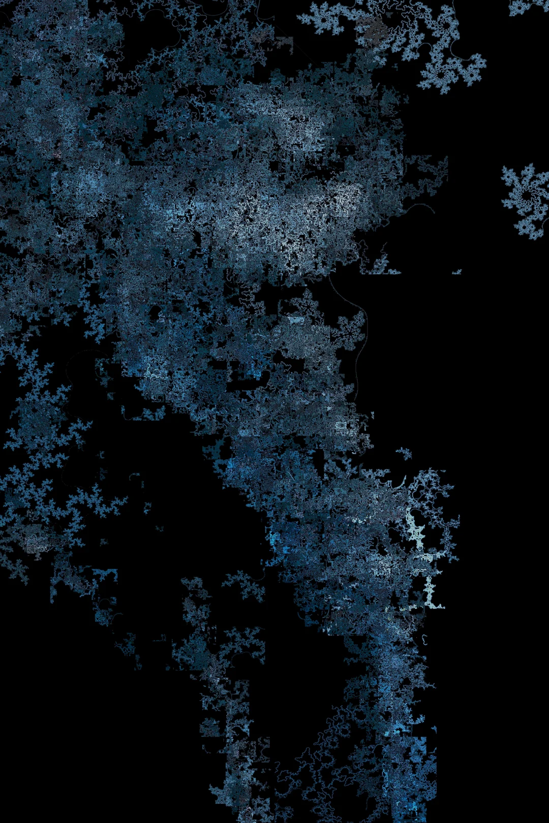 Fractal Smoke Vortex, T.E.N., Digital 4800x7200, 2024 | Scrolller