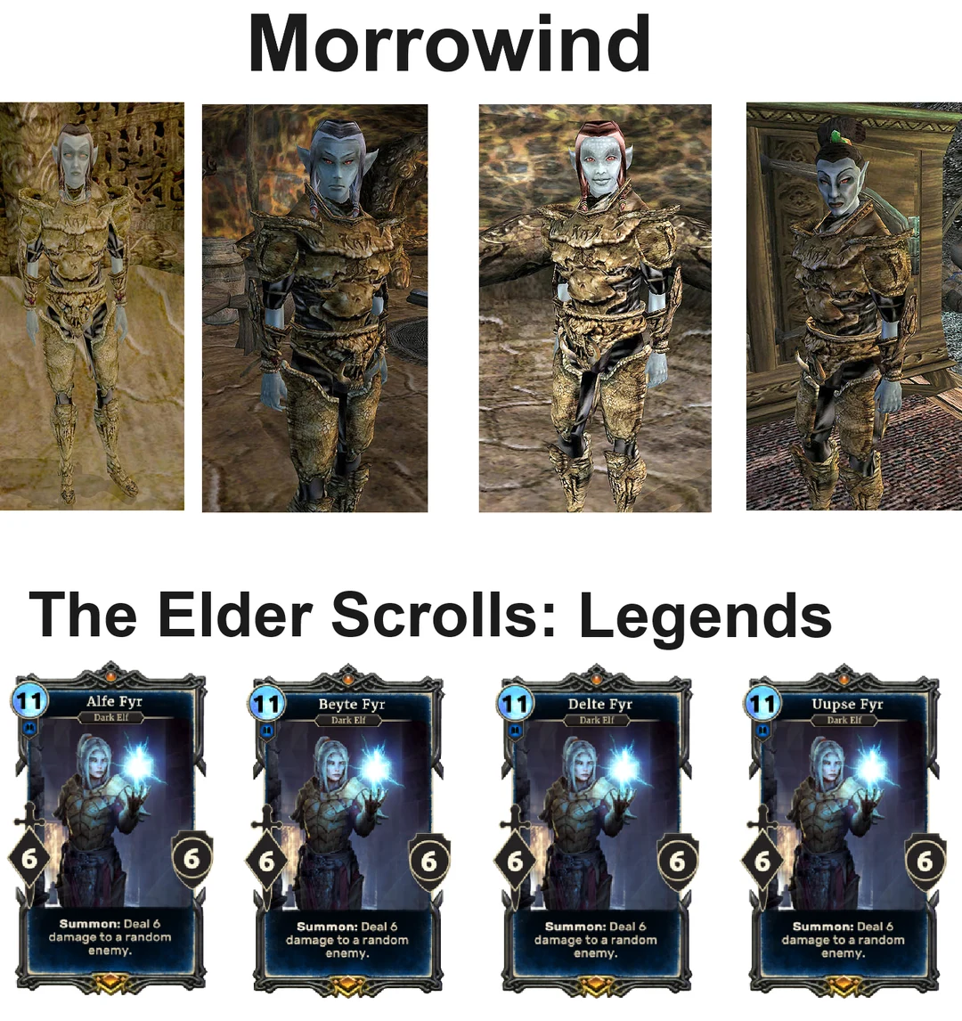 Elder scrolls morrowind vs legends -Fyr sisters | Scrolller