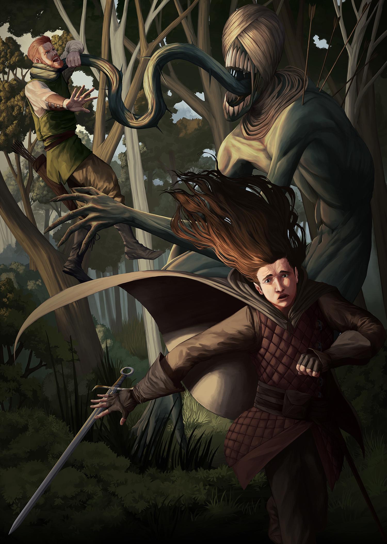 Monster encounter I drew a few years ago | Scrolller