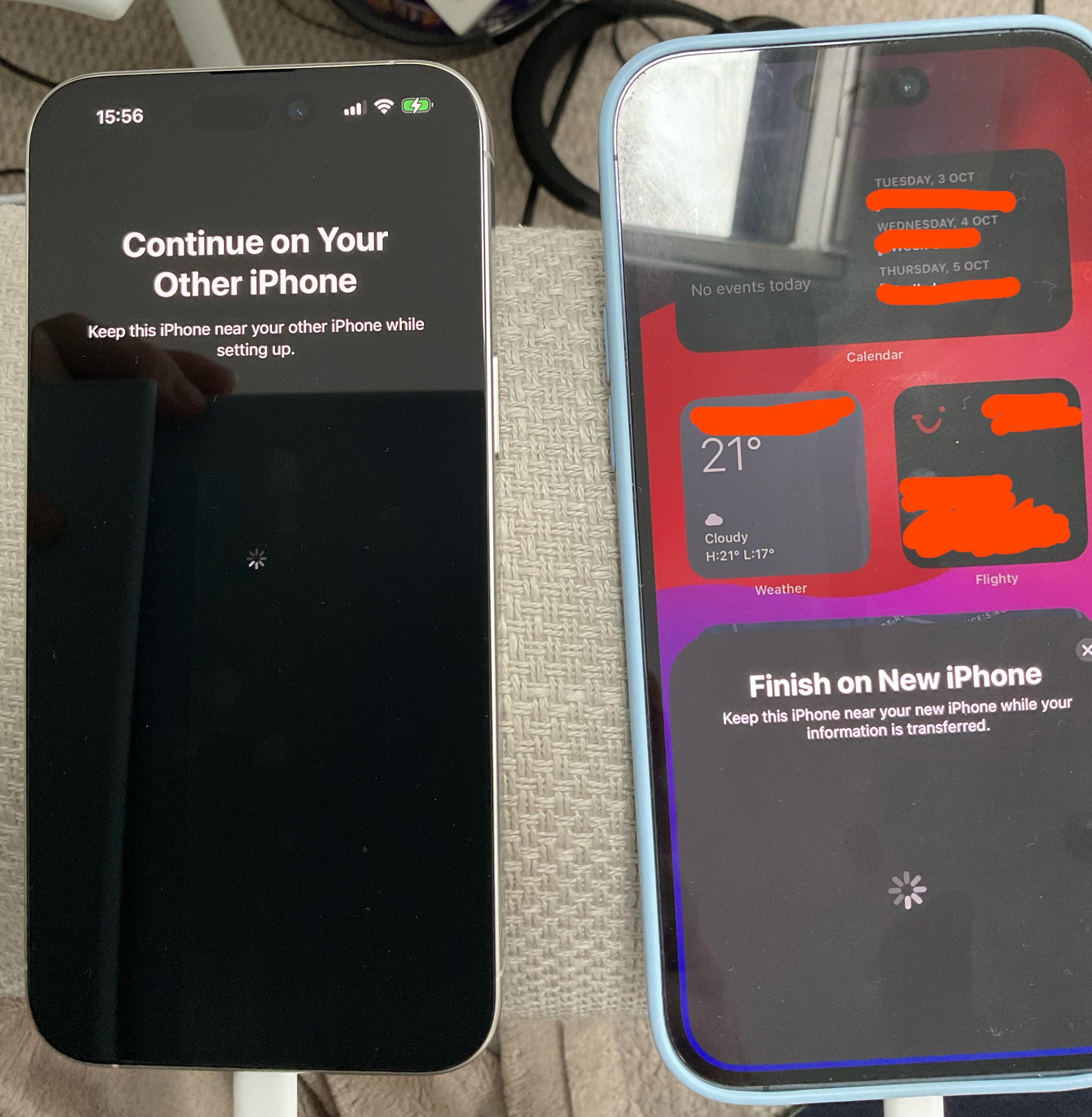 iPhone 15 Pro Max stuck in transfer | Scrolller