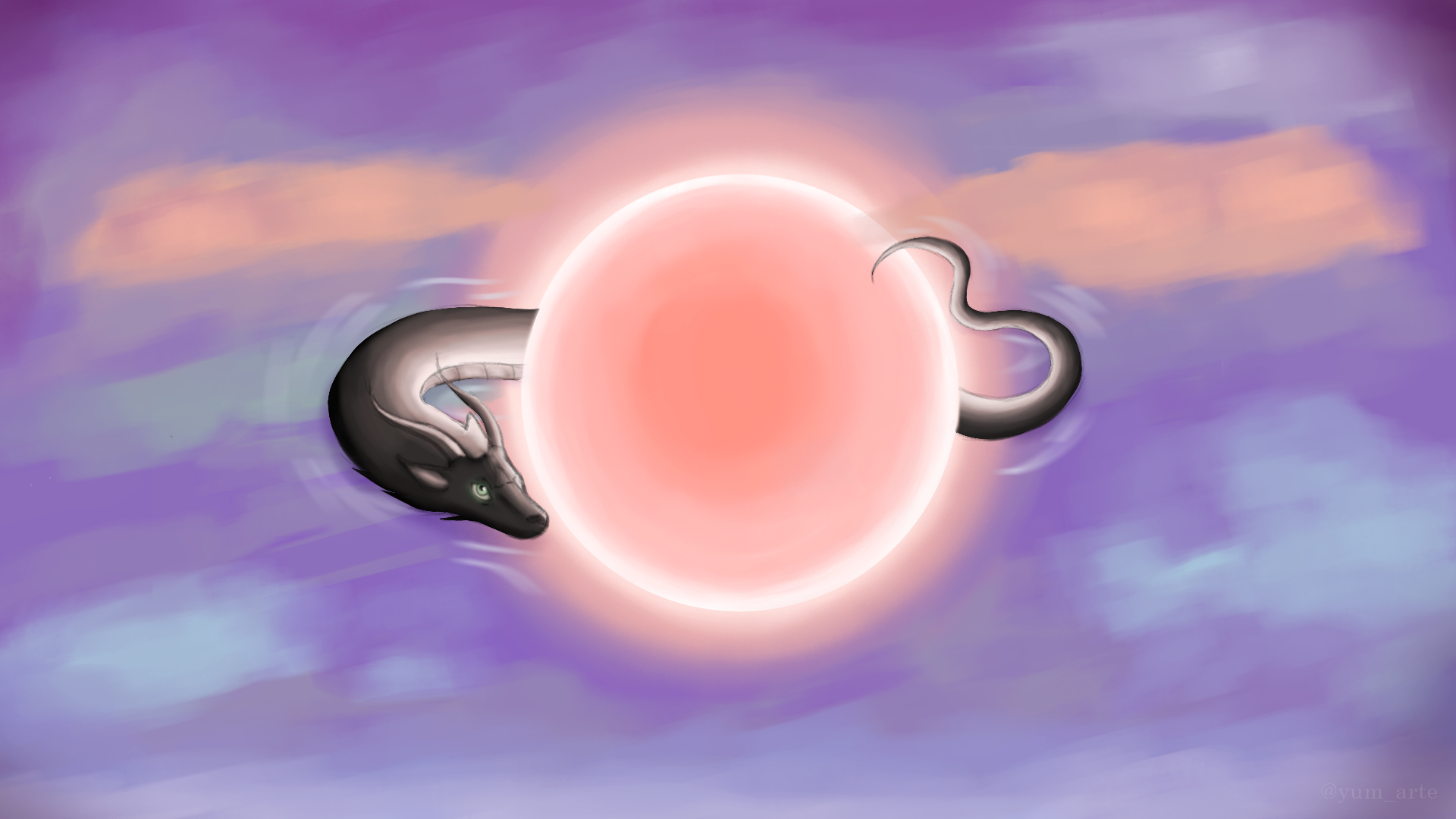 Dragon Around The Sun (1920x1080) | Scrolller