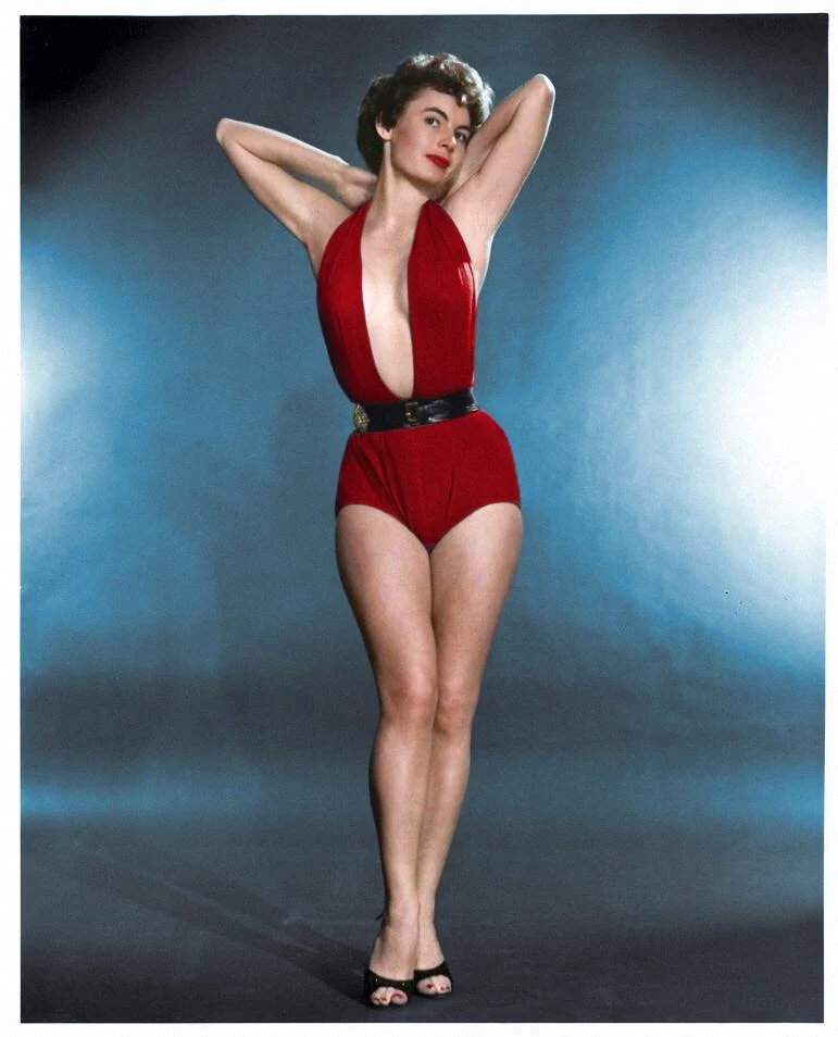 American actress and model Mona Knox, 1950s. | Scrolller