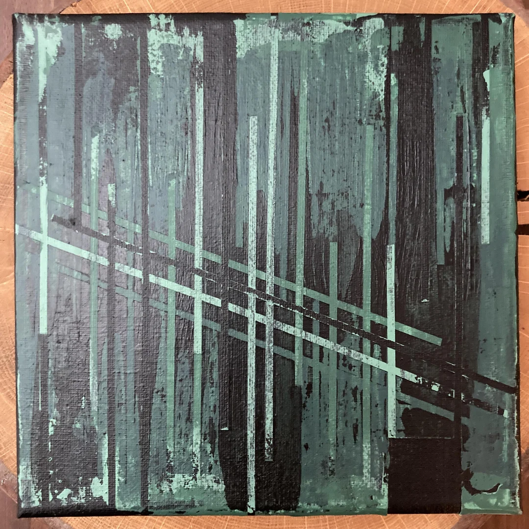 In the Woods, me, Acryl on canvas, 2022 | Scrolller