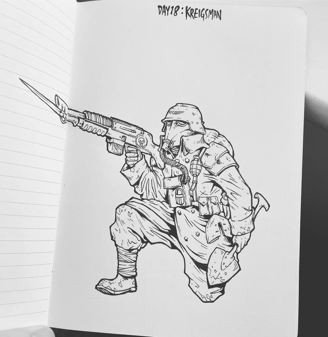 Day 18: Kriegsman #40daysof40k | Scrolller