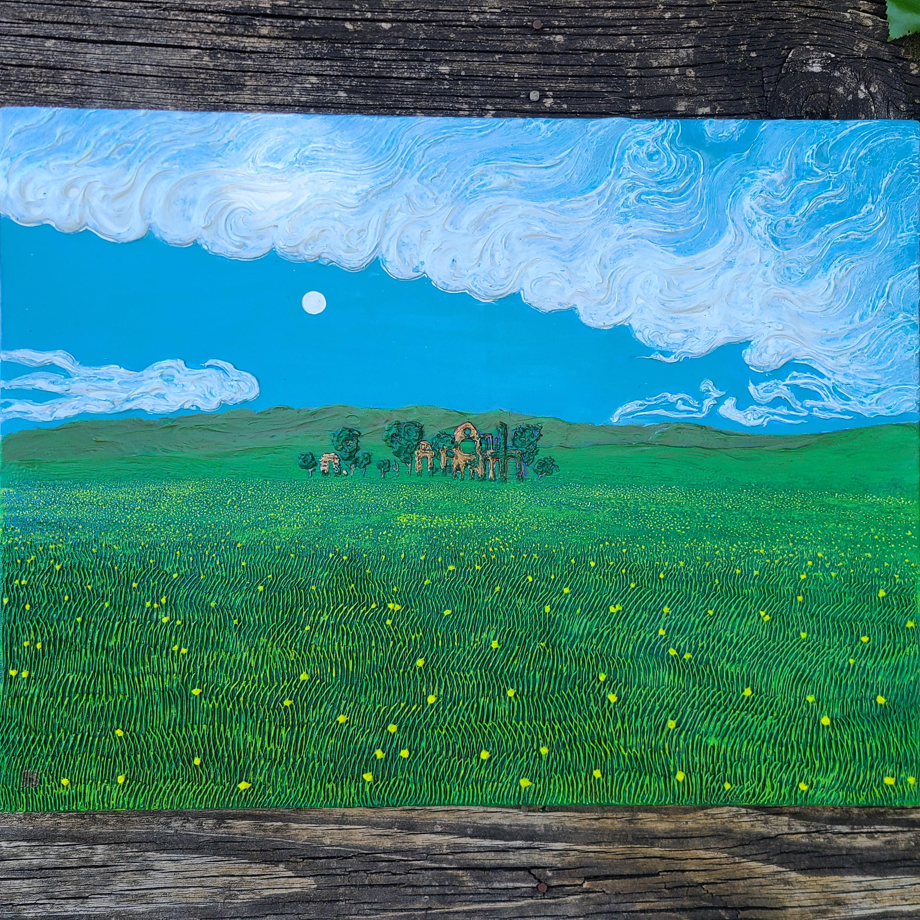 Grassland Ruins, me, 20by16in | Scrolller