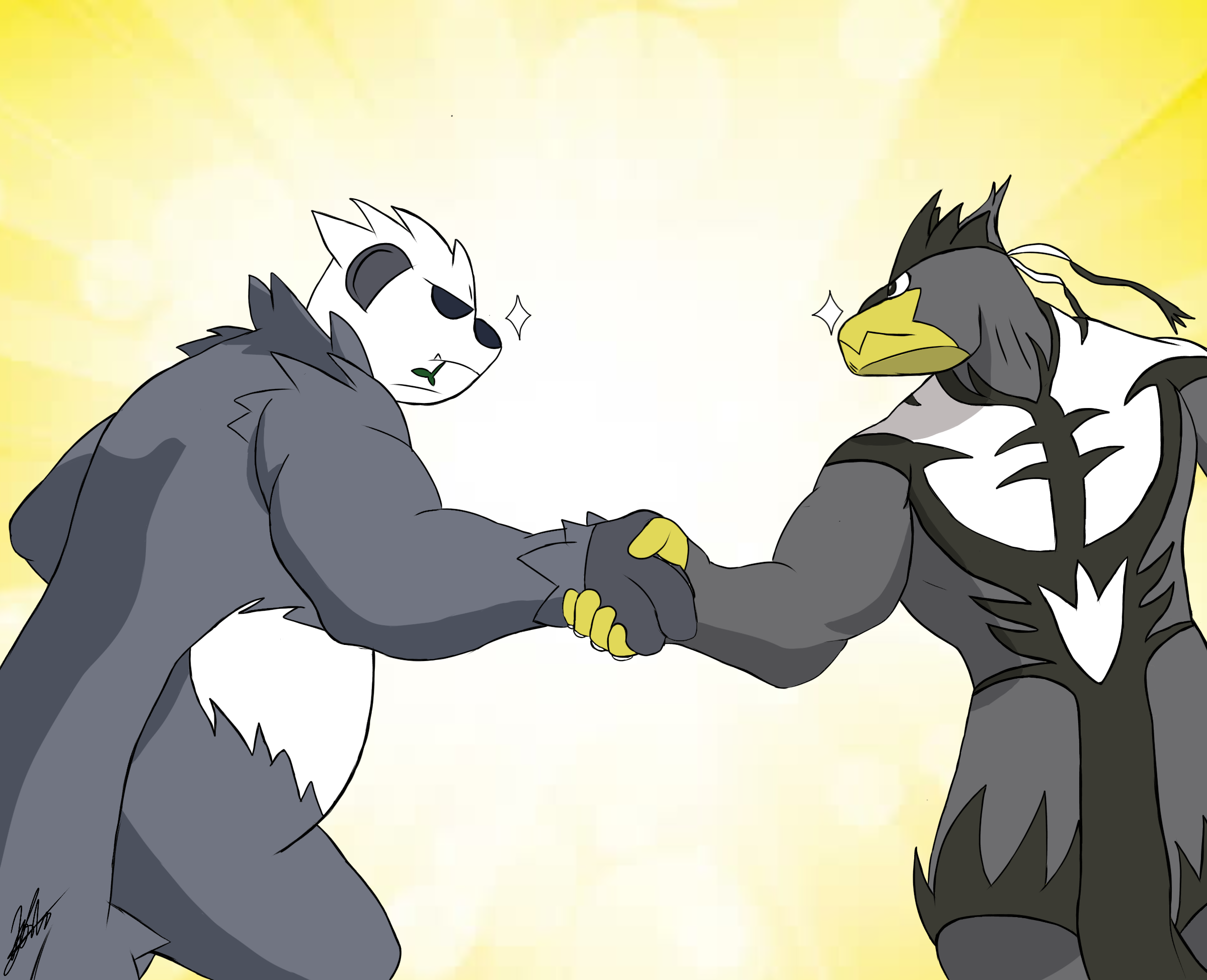 [OC] Epic Bear Handshake | Scrolller
