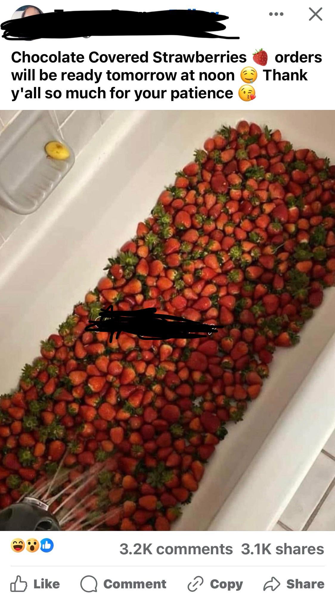 Mmm, strawberries | Scrolller