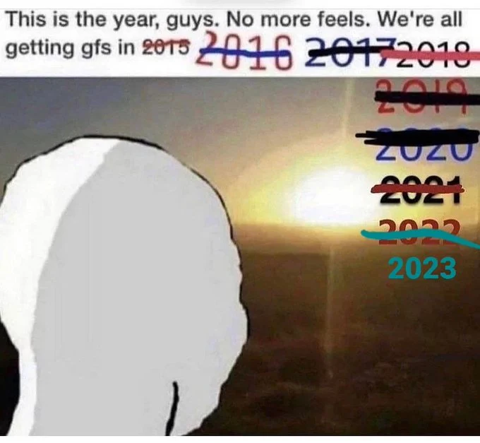 Surely, this will be it. I will suddenly gain the years of charisma and social skills needed to ...