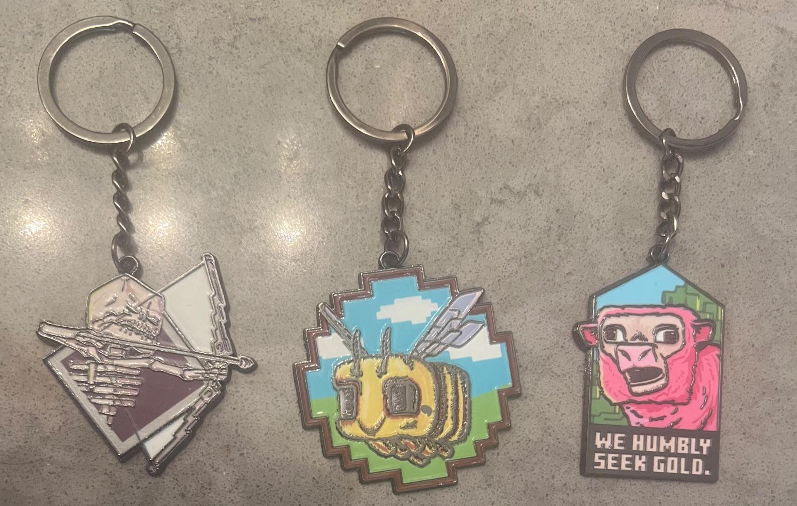 Minecraft Movie Keychains from Regal. | Scrolller