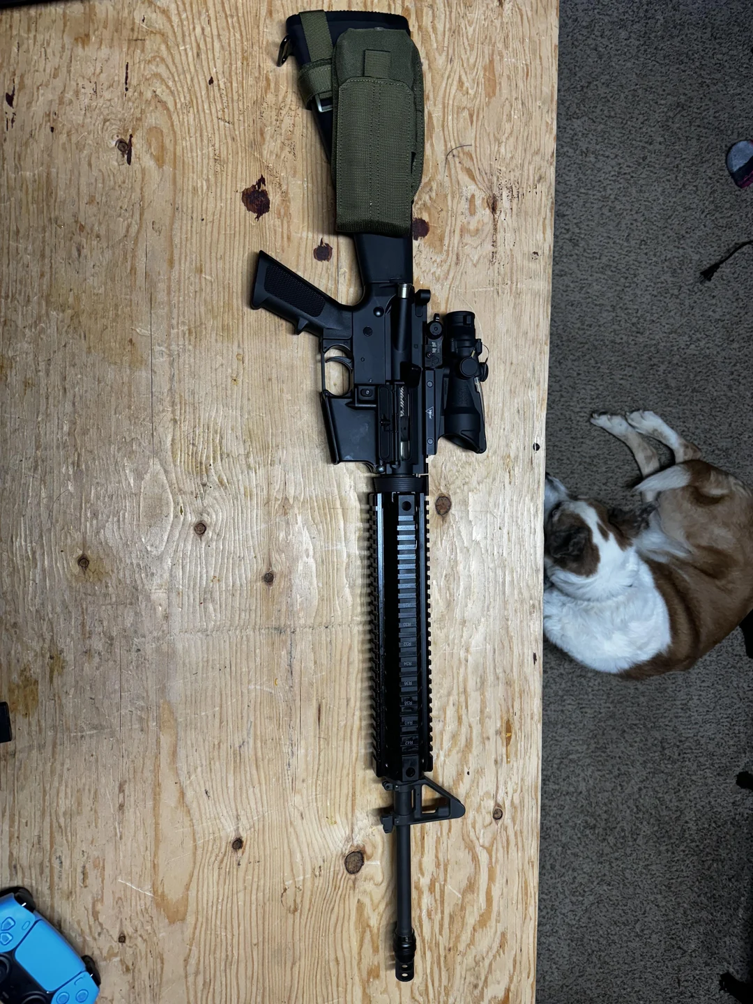 M16A4ish clone. MWI quad rail finally came in after 3 months of back ...