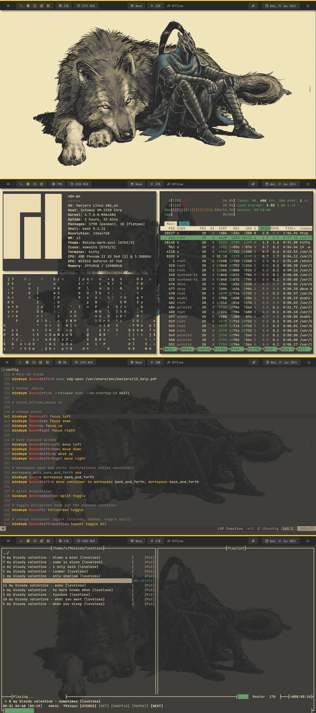 [i3wm] Manjaro | Scrolller