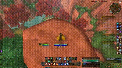 In case you wanted to see something cursed today, here's dragonriding mounts flying normally ...