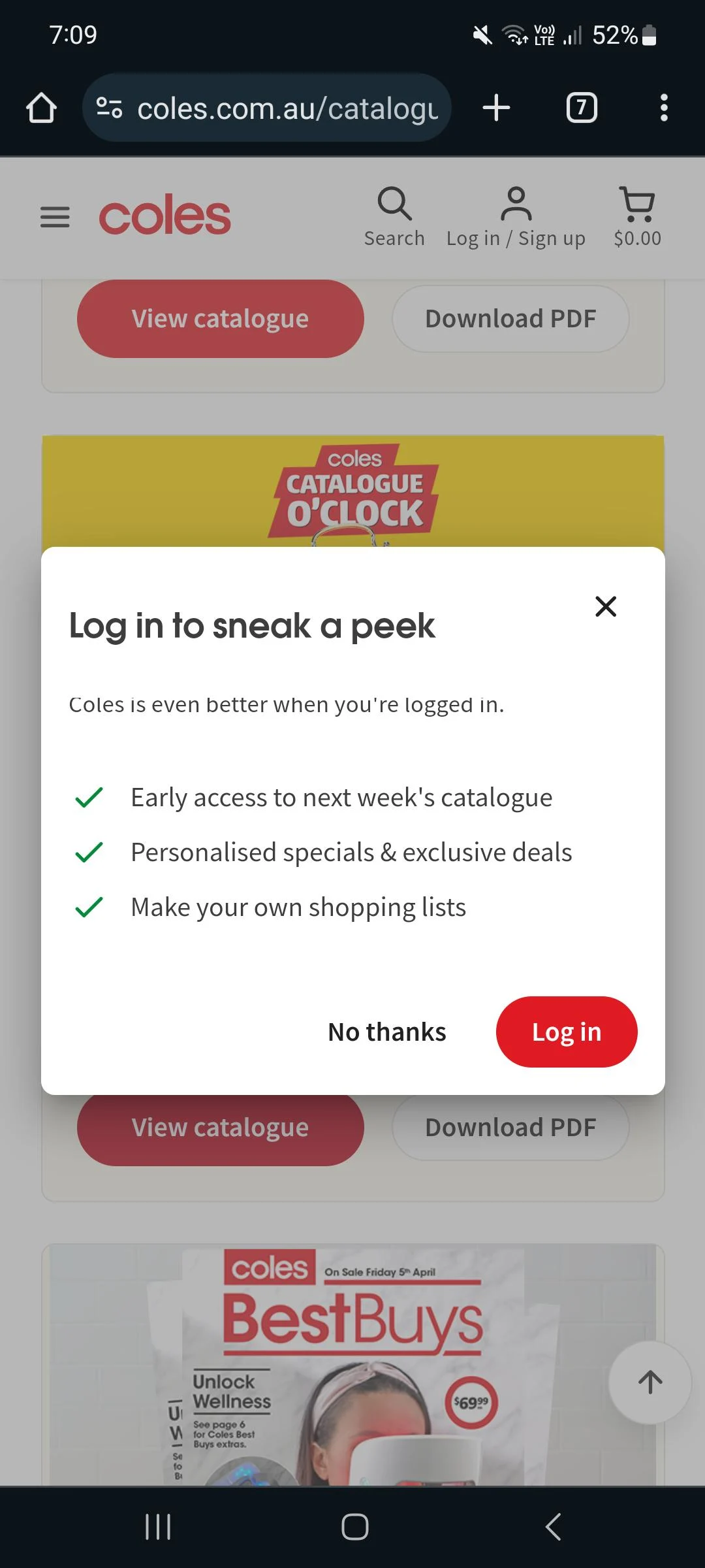 WTF Coles! So much for checking the catalogue before hand. | Scrolller