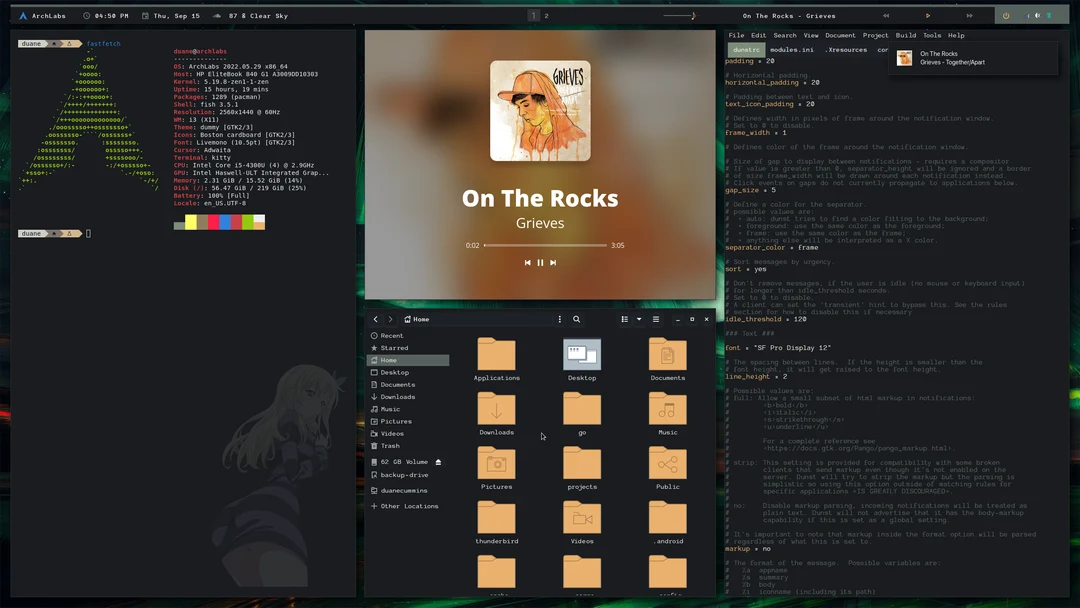 [i3 ArchLabs] Clean asf | Scrolller