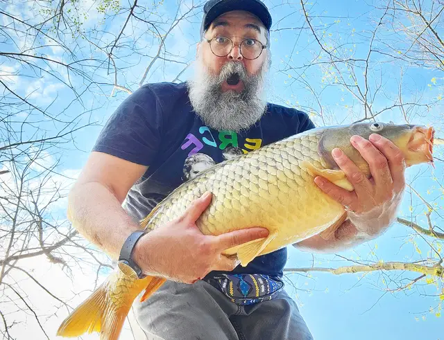 First Carp of the Season and it's an absolute BEAST! | Scrolller