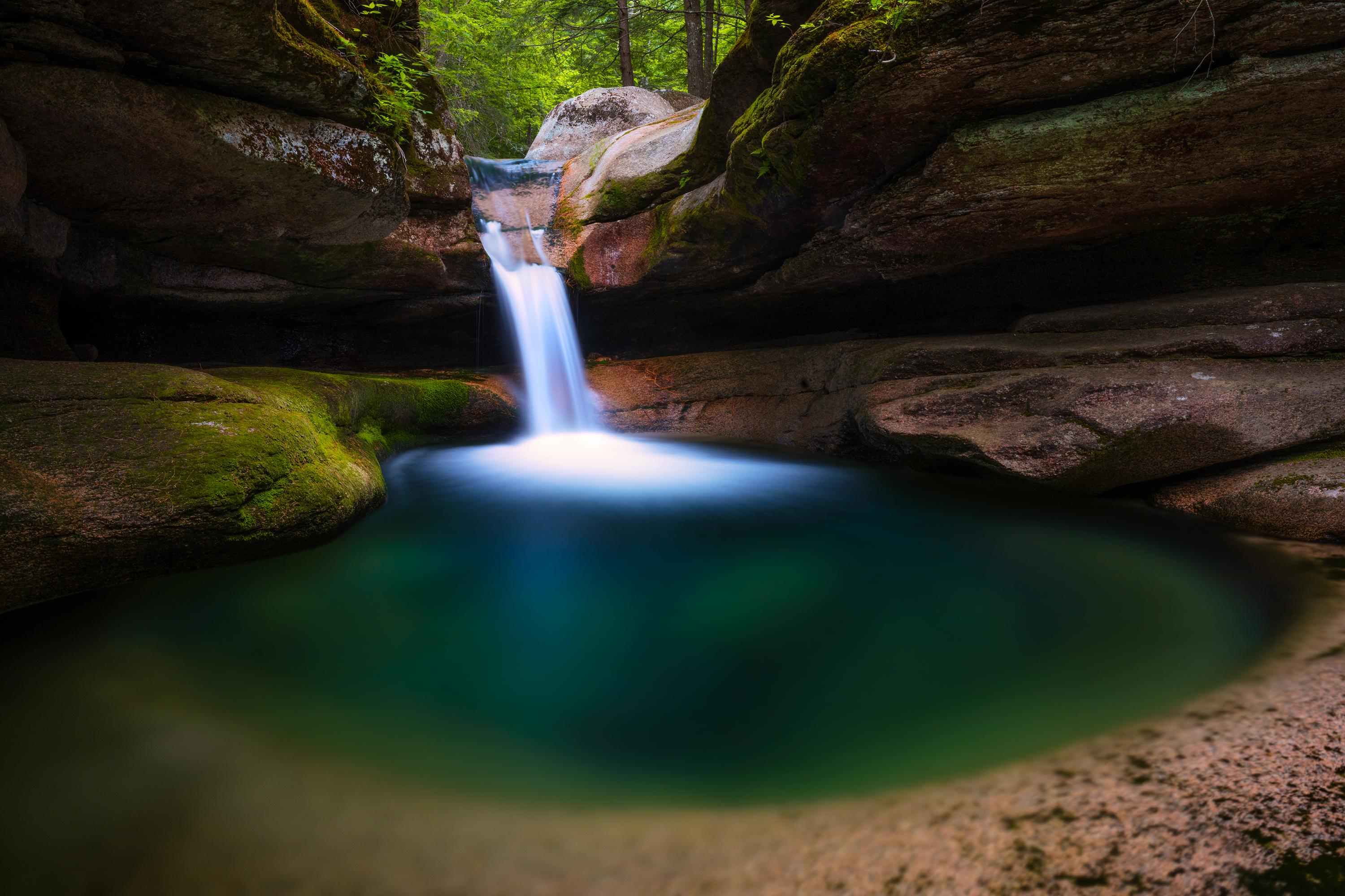 Sabbaday Falls in White Mountain National Forest, New Hampshire [OC][3000x2000] | Scrolller