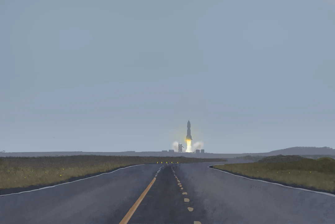 Moonshot, Dat_Peep (Me), 2D Digital, 2023 | Scrolller