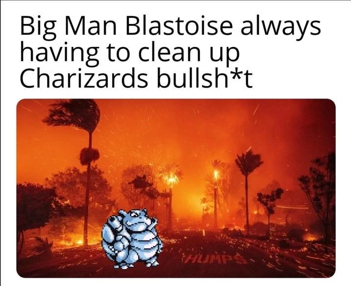 Big Man Blastoise > Charizard | Scrolller