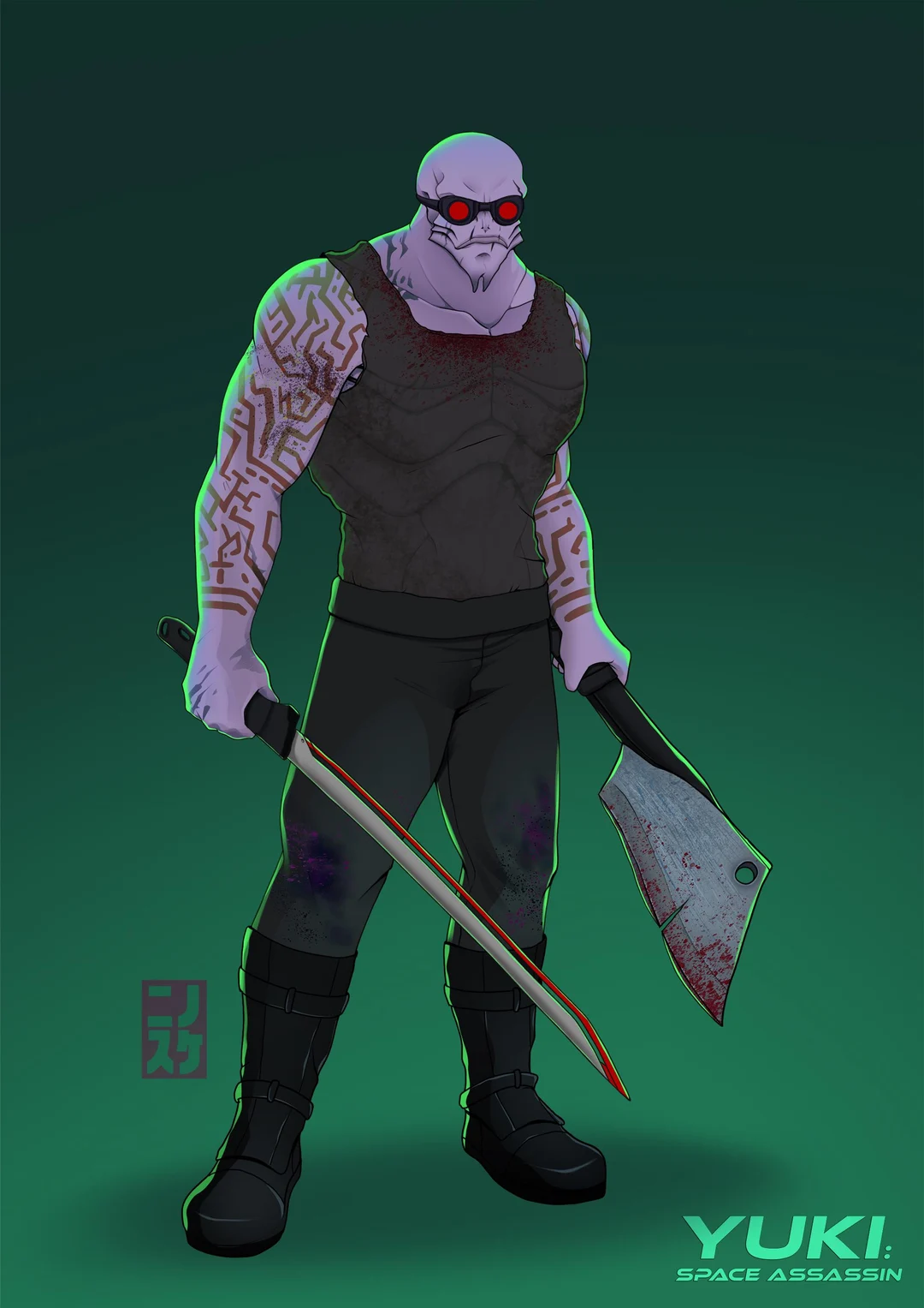 Killmaster Xiltan (Nynosuke) [Yuki: Space Assassin] | Scrolller