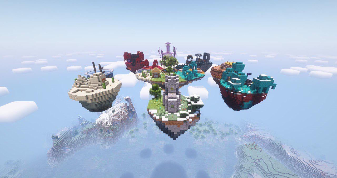 Multi-biome bedwars map in Hardcore | Scrolller