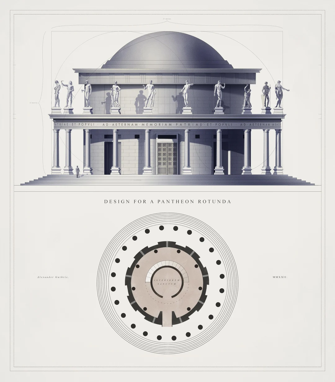 My Design for a Pantheon (Own Work) | Scrolller