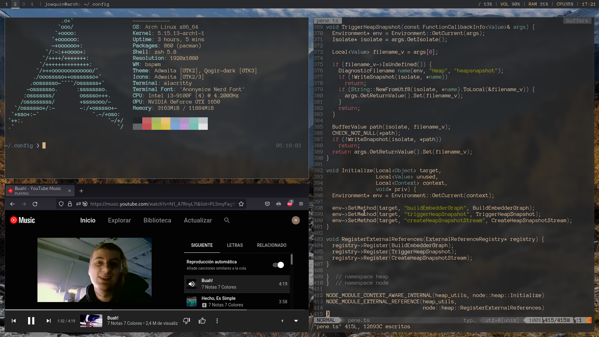 [BSPWM] My first ever rice | Scrolller