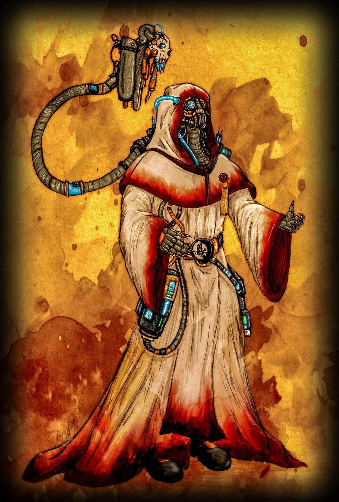 Metalica tech priest I designed | Scrolller