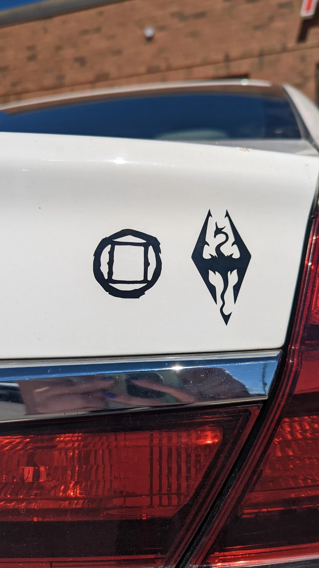 Made an "Empty" Shadowmark decal for my car. Nothing worth stealing in here. | Scrolller