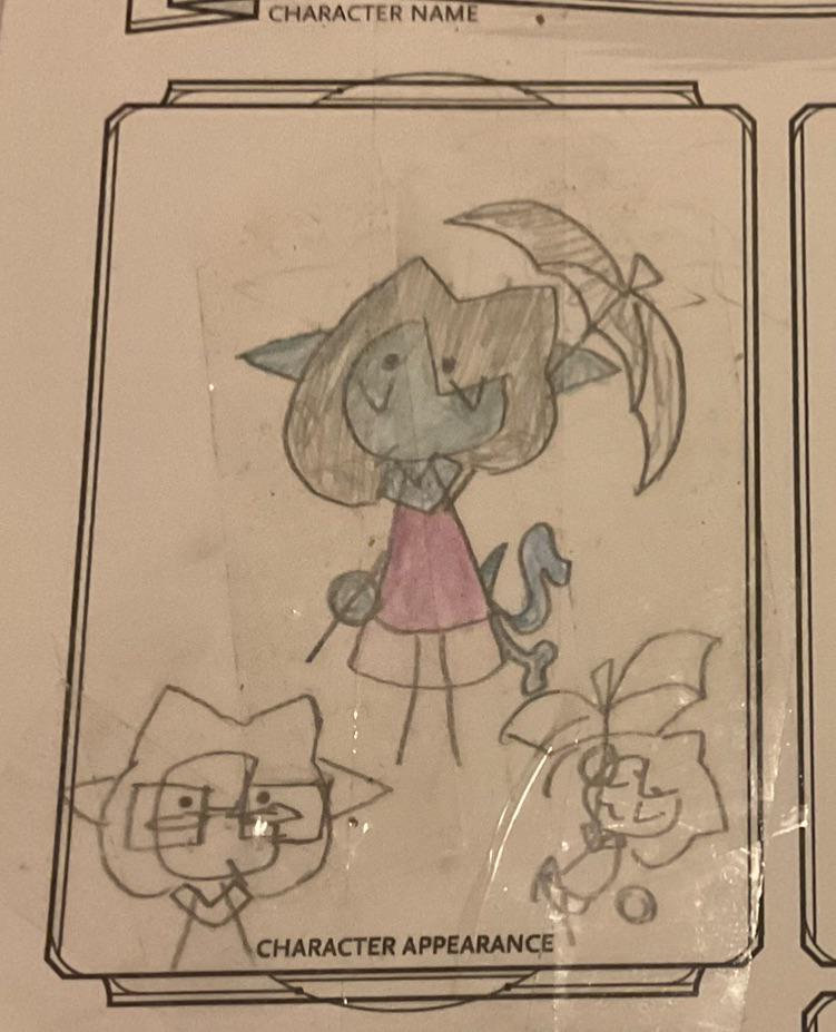 Alexa a blind goblin with an umbrella [was bot alowed to use it ingame so i am showing them here ...