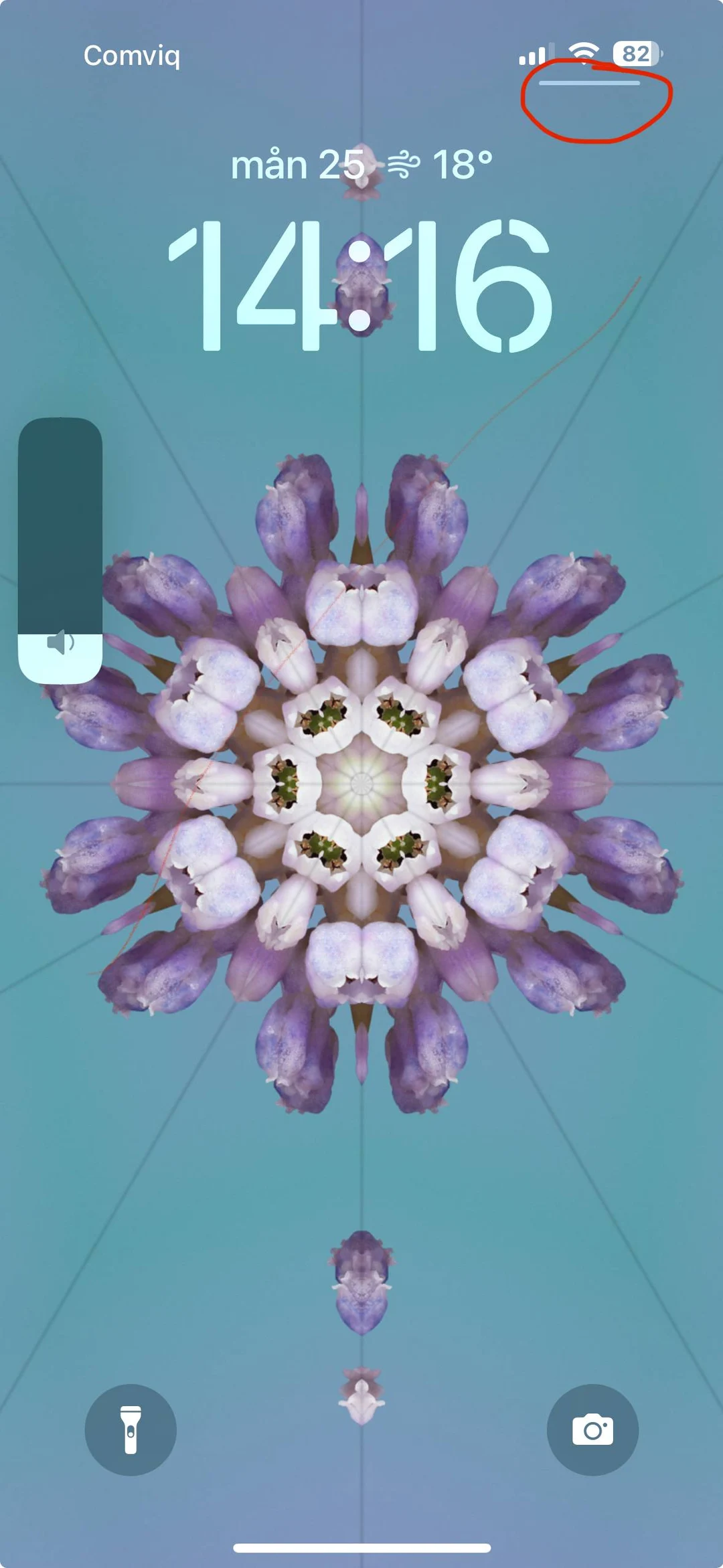 What is this line that appeared on my Lock Screen? | Scrolller