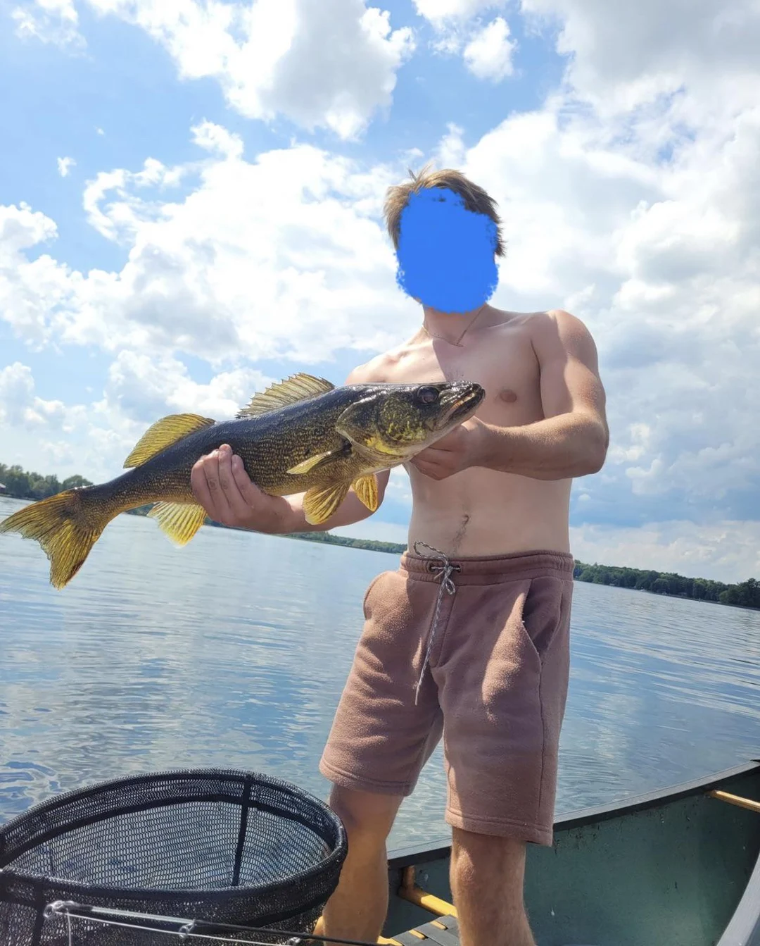 Throwback to a summer walleye from the canoe | Scrolller