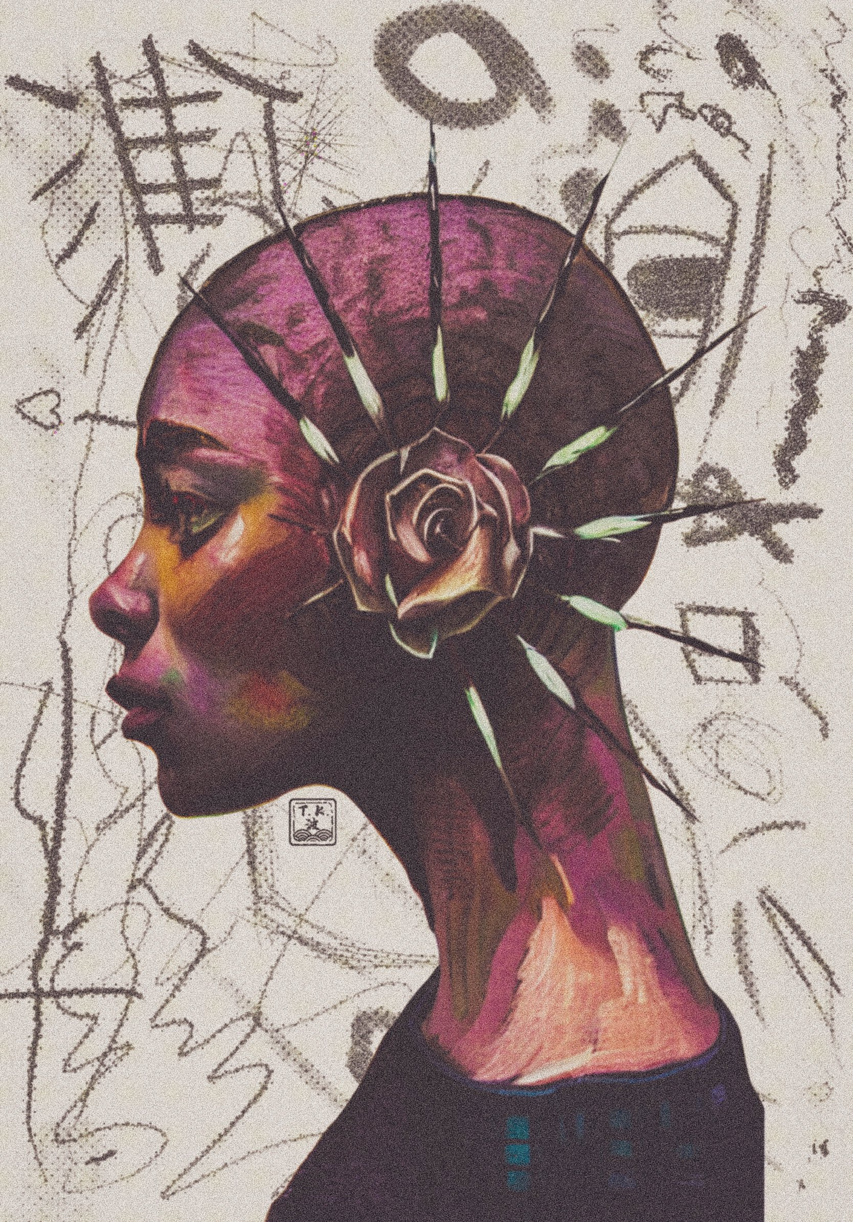 Block the Noise, TKTheGodBreaker/Me, Digital Art, 2022 | Scrolller