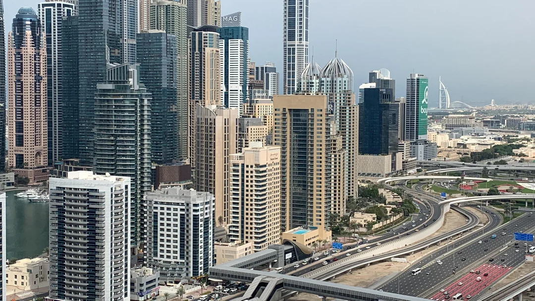view at dubai marina! | Scrolller