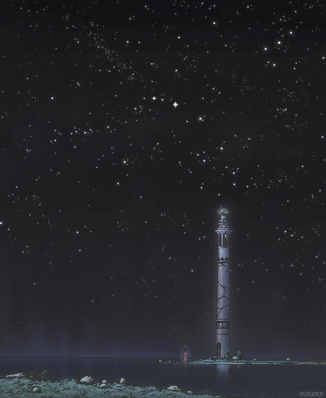 Stargazer, Aurumek, Procreate, 2023 | Scrolller