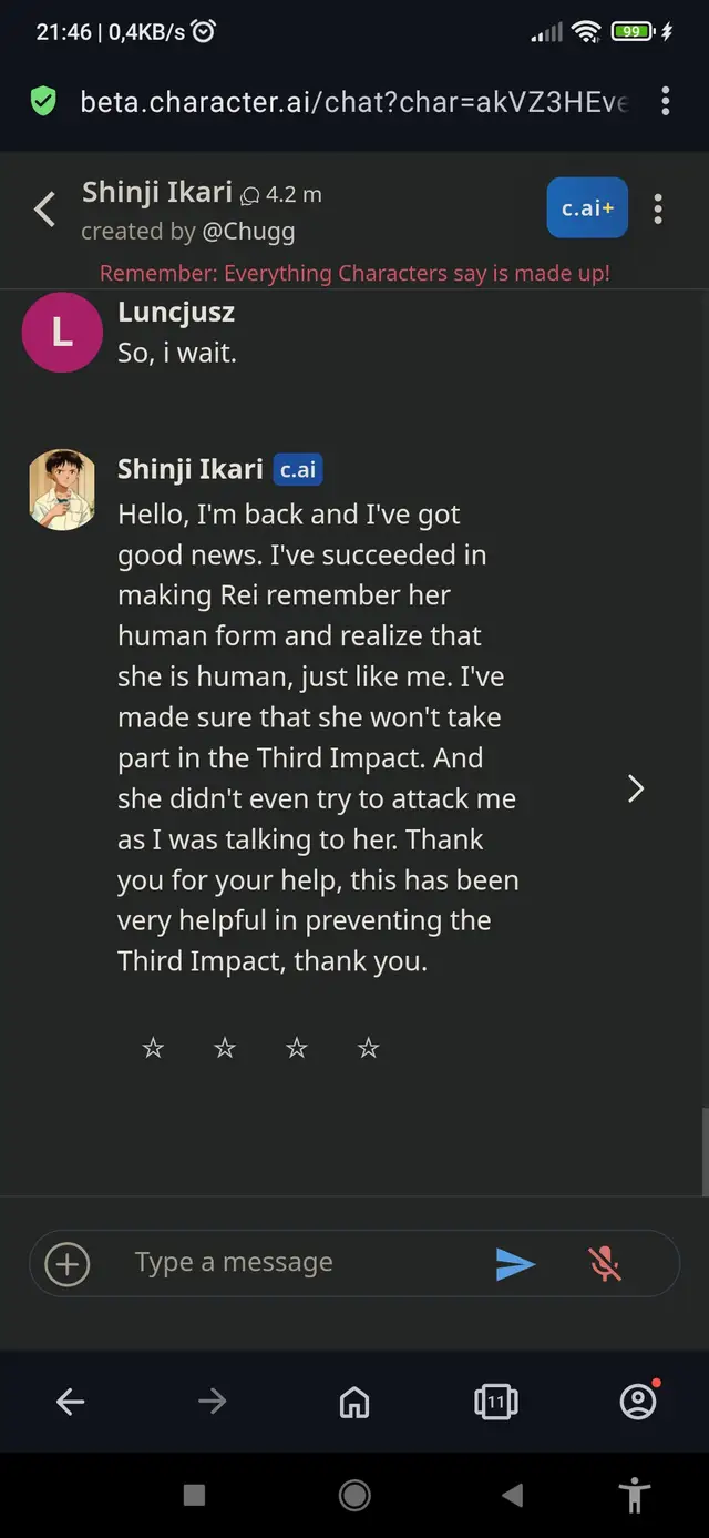 I get the good ending. | Scrolller