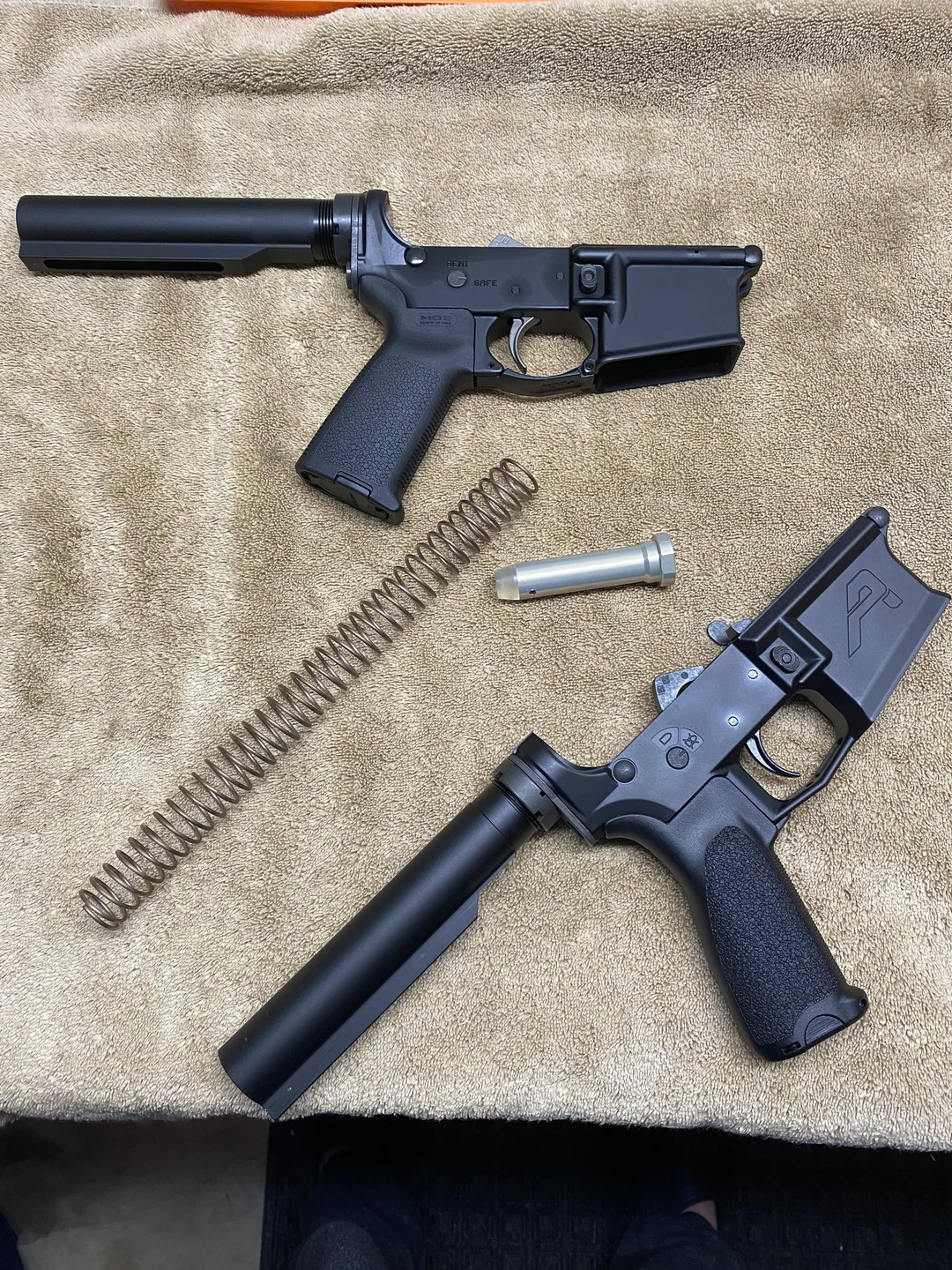 What spring and buffer setup fer a suppressed 11.5? | Scrolller