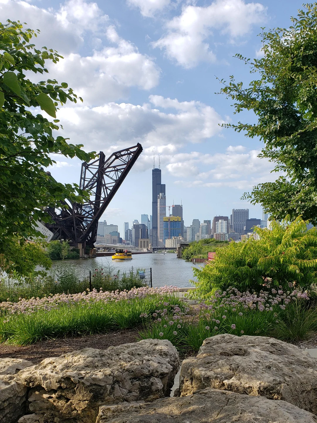 Chicago, Illinois seen from Ping Tom Memorial Park | Scrolller