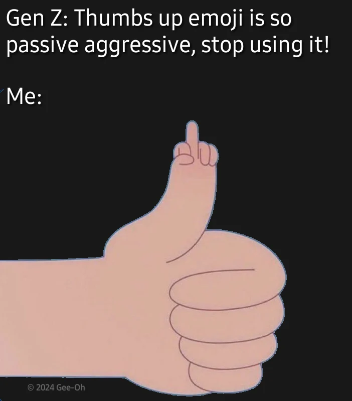 I'll show you passive aggressive but without the passive part. | Scrolller