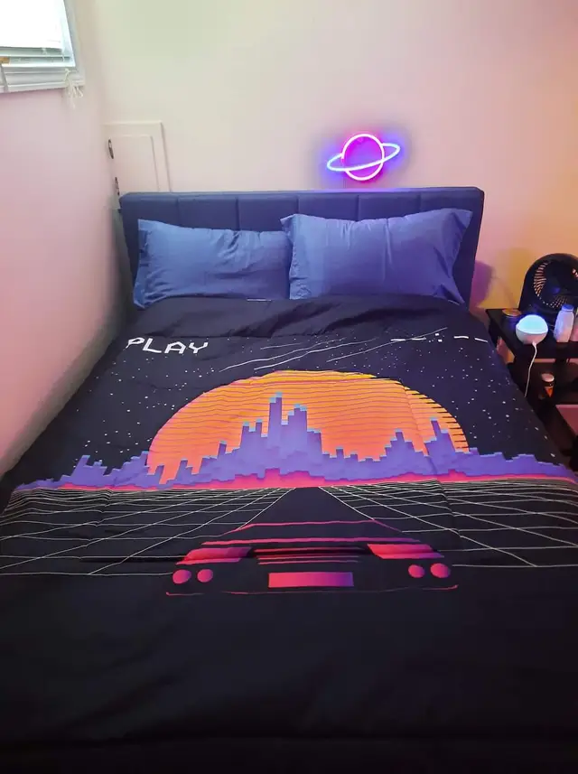 My Synthwave Bedroom | Scrolller