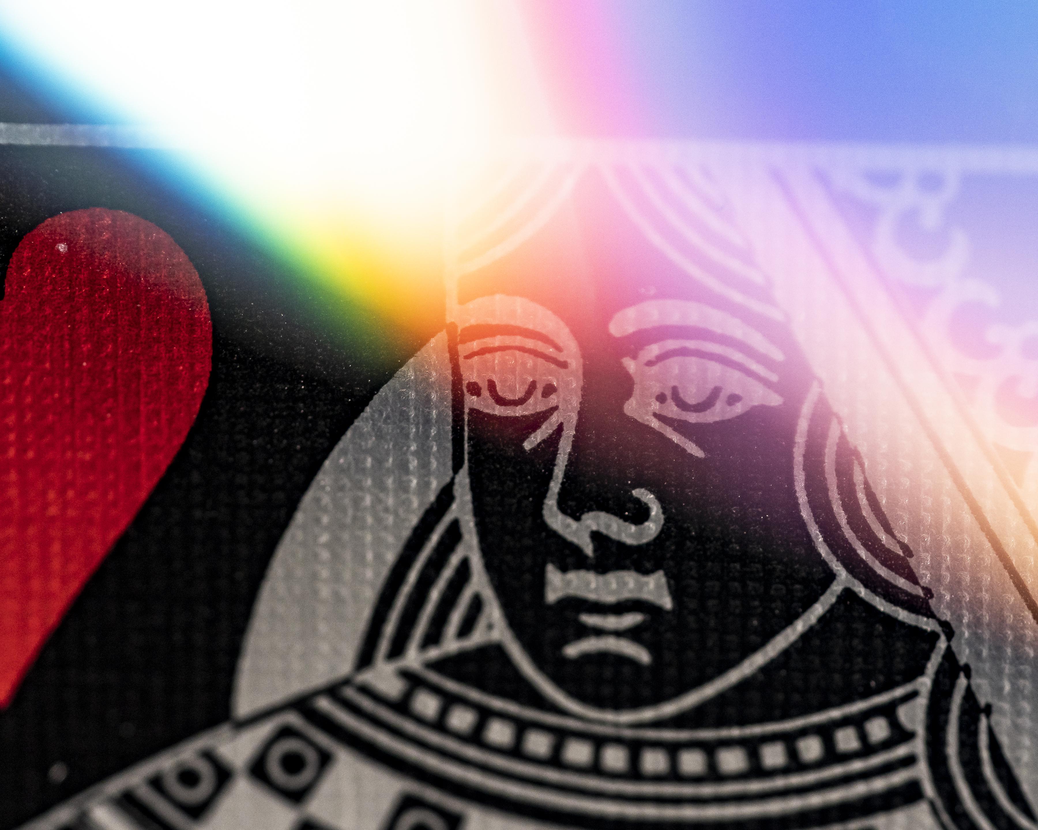 Queen of Hearts (with some in camera prism effects) | Scrolller