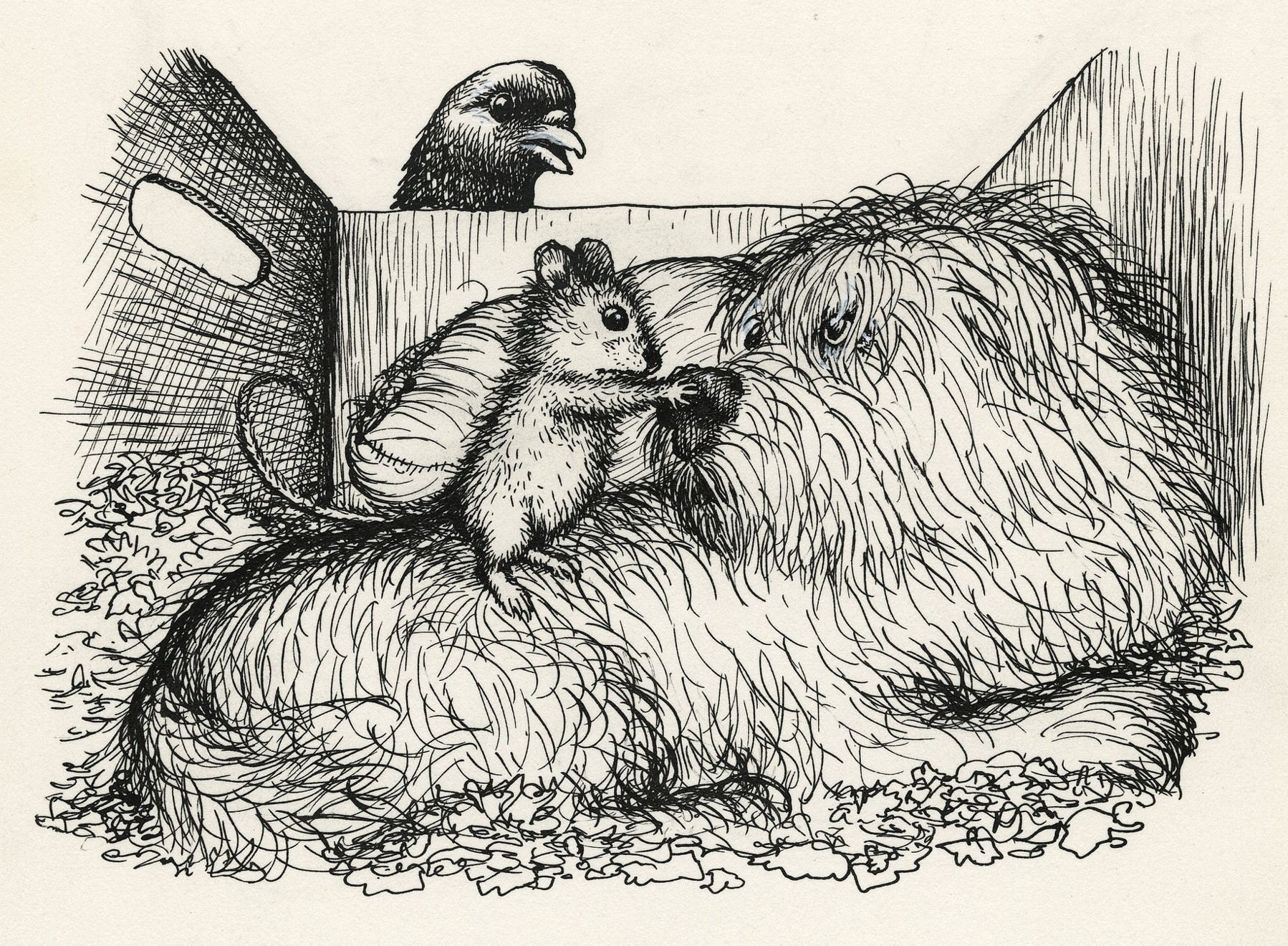 "That's a Very Sick Dog. Feel his Nose!" (1973) by Garth Williams | Scrolller