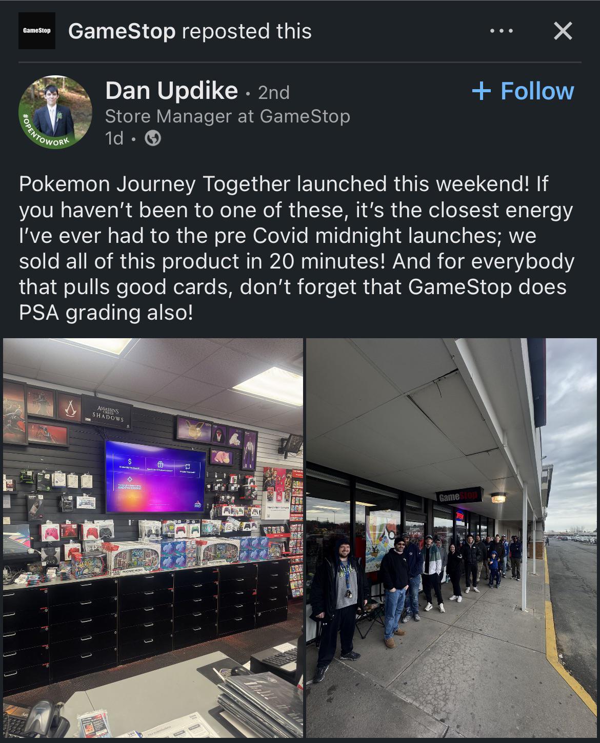 GameStop On LinkedIn | Scrolller