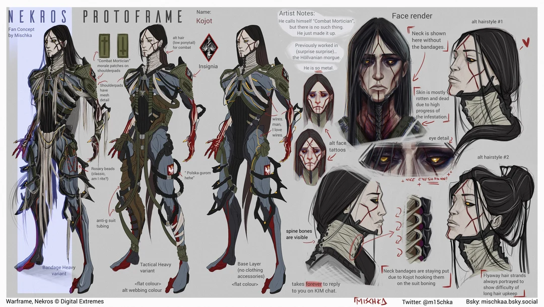 Protoframe Nekros Fan Concept | Scrolller