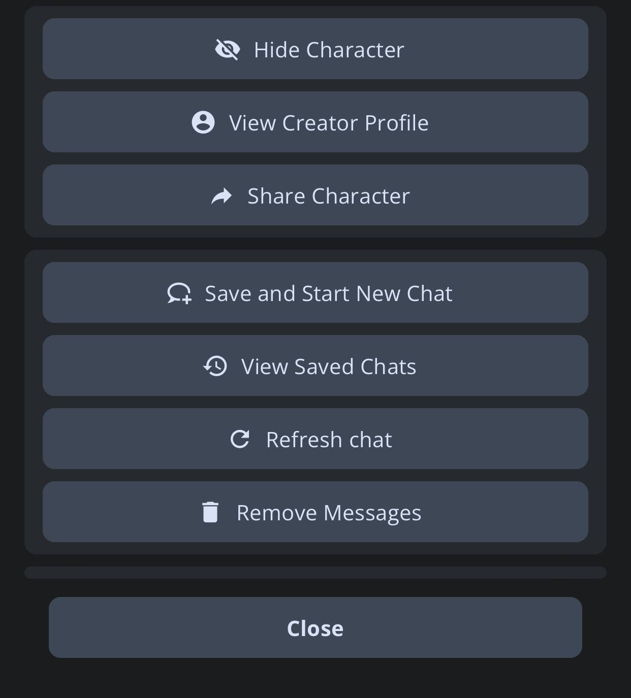 Thoughts on new c.ai app ui? | Scrolller