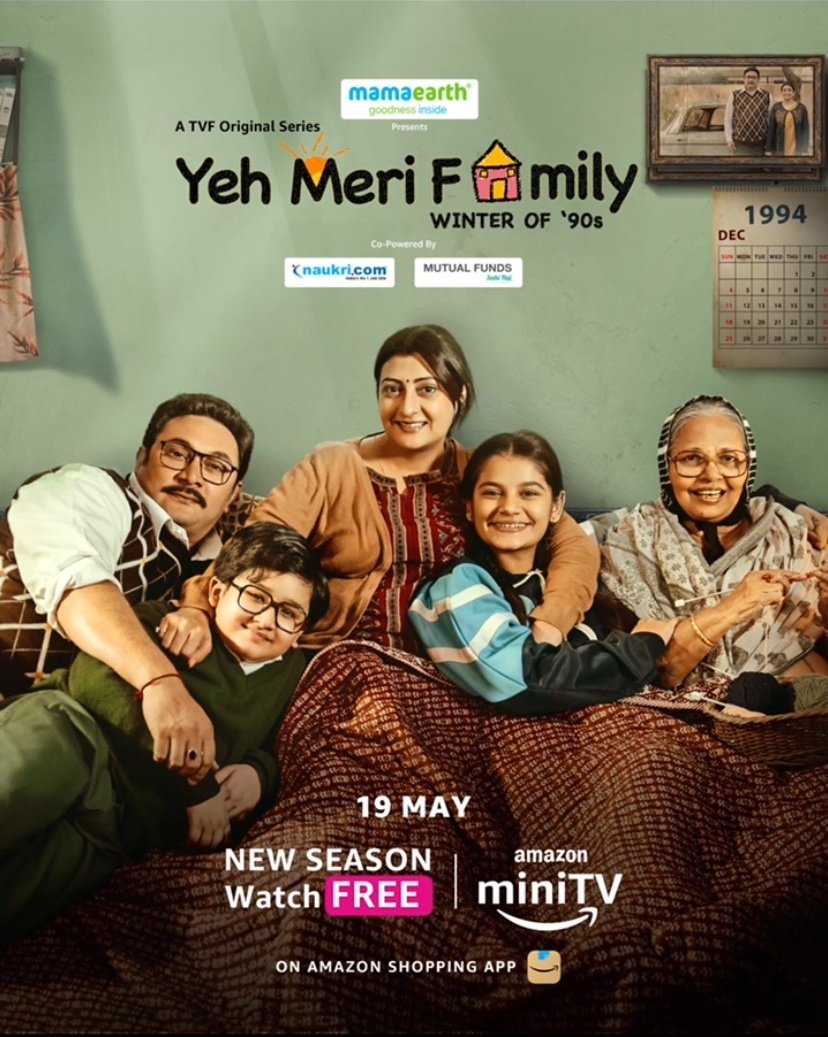 Yeh Meri Family S2 (2023) by now streaming on amazon mini TV. | Scrolller