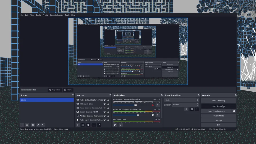 [HackMatrix] I've made progress on my 3d window manager. It has hotkeys, visualizations, can ...